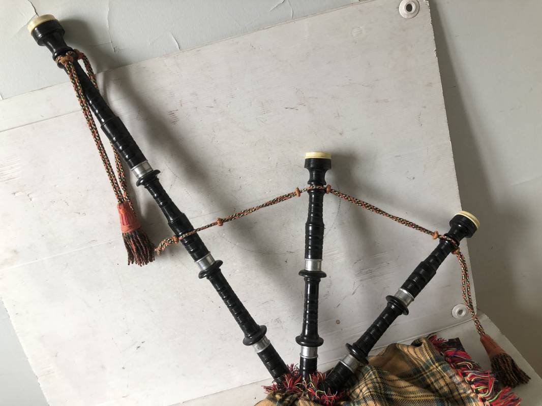 Ecosse Cornemuse Great Highland Bagpipe - Ventes d'antiquités ...